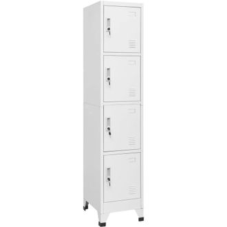 vidaXL Schlie&szlig;fachschrank mit 4 F&auml;chern 38x45x180 cm Vidaxl