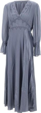 Rixo Rixo, Femme, Robes, Bleu, Taille: 40 FR Maxi Robes