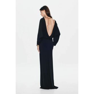 Misha Collection Femme, Robes, Noir, Taille: 36 FR Zephyr Jersey Dress