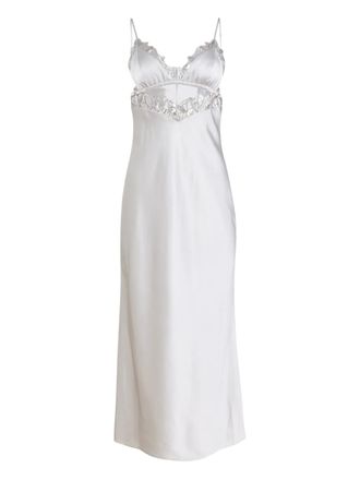Fleur du Mal robe Lily &agrave; coupe mi-longue - Gris