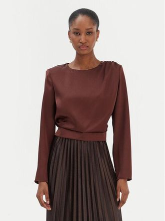 Rinascimento Rinascimento Bluse CFC0126404003 Dunkelbraun Regular Fit