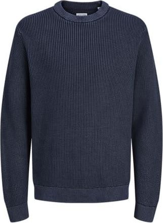 Jack & Jones Jjtanaka Knit Crew Neck, Sky Captain, M Homme