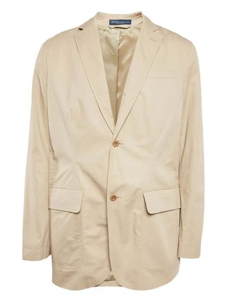 Ralph Lauren blazer en coton - Tons neutres