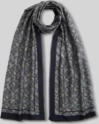 Tommy Hilfiger Schal aus Modal mit Allover-Logo-Print