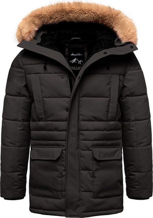 Amaci & Sons Winterjacke KENT Winterjacke Herren Gefütterte Dicke Winter Jacke Mantel Parka mit Kapuze