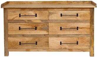 Made In Meubles Made In Meubles - Commode en bois de manguier 6 tiroirs Dolly