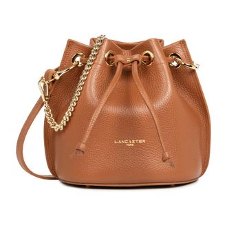 Lancaster Stilvolle Beuteltasche Alba Double - - Bags - Damen - Braun - ONE SIZE
