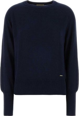 Woolrich Femme, Pulls, Bleu, Taille: 40 FR Cotton Modal Crewneck
