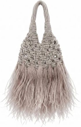 Hibourama Bags Vannifique Mini Plumes - Femme - Sacs - Gris - Taille: ONE Size