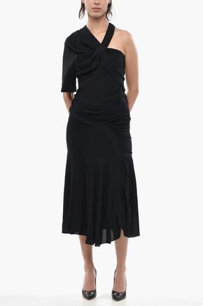 Stella McCartney One-Shoulder Dress EMMELINE with Draping Stella McCartney