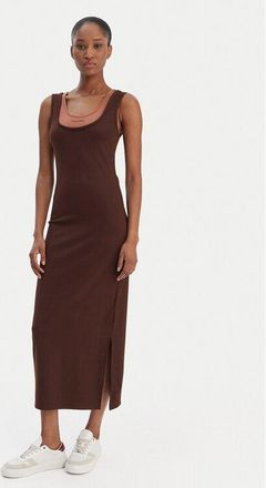 Calvin Klein Jeans Kleid f&uuml;r den Alltag LV047E220G Braun Slim Fit