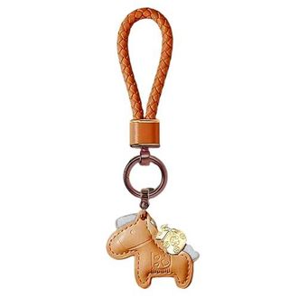 Generic Porte-cl&eacute;s Ann&eacute;e du cheval 2026 | Breloque de sac en cuir | Pendentif sac &agrave; dos du Nouvel An, pour, adolescents, adultes, collectionneurs, &eacute;tudiants, 