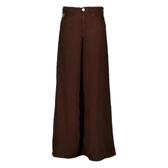 Lois Femme, Pantalons, Brun, Taille: W30 L32 Marlene Wide Pantalons