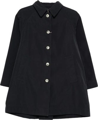 Herno Femme, Manteaux, Noir, Taille: 38 FR Cotton Polyester Trench Coat