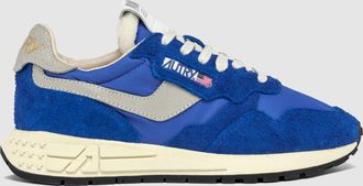 Autry Baskets Homme Reelwind Daim Nylon Bleu