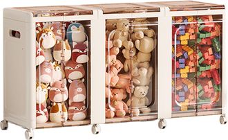 Generico Stapelbare Schubladen für Schrank, faltbar, mit großer Kapazität, für Schrank, Spielzeug, Haustiere, Camping, Kindergarten