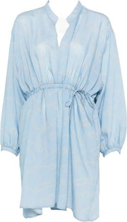 Woolrich Femme, Robes, Bleu, Taille: 36 FR Robe Fluide