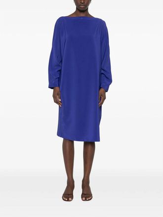 Gianluca Capannolo Silk Shift Dress - Blue