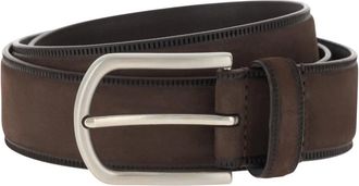Boggi Milano Homme, Accessoires, Brun, Taille: 110 CM B Nubuck Belt