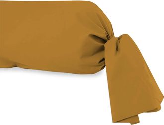 Soleil d'Ocre Soleil dOcre Schneiden von Nackenrolle, Baumwolle, Gelb, 45 x 135 cm