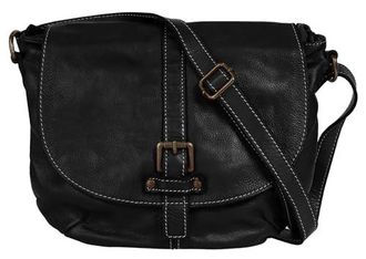 Cluty Sac &agrave; bandouli&egrave;re Femme cuir v&eacute;ritable | Fabriqu&eacute; en Italie, sac messager, sac bandouli&egrave;re, sac &agrave; main en cuir de vache 019536