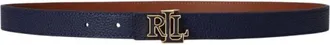 Ralph Lauren Femme, Accessoires, Bleu, Taille: L Thin Double-Face Belt