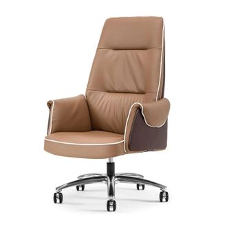 Generic Ergonomischer B&uuml;rostuhl, Schlichter B&uuml;rostuhl, Leder-Schreibtischstuhl, 160&deg; verstellbare R&uuml;ckenlehne mit hochdichtem Schaumstoffpolster