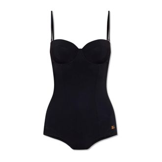 Dolce & Gabbana Femme, Maillots de bain, Noir, Taille: 36 FR Maillot de bain une pi&egrave;ce balconnet
