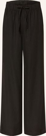 Only Marlenehose Mit Leinen schwarz
