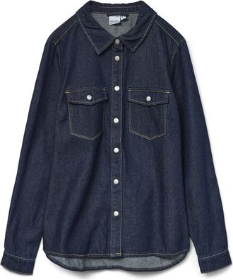 Vero Moda Vmjennie Ls Denim Shirt Mix Ga Noos