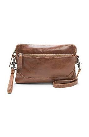 Frye Frye Melissa Crossbody Wristlet, Sac à bandoulière Femme, Cognac, Taille Unique