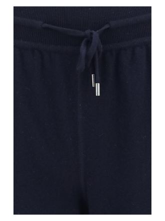 Loro Piana Cashmere Drawstring Trousers - Navy