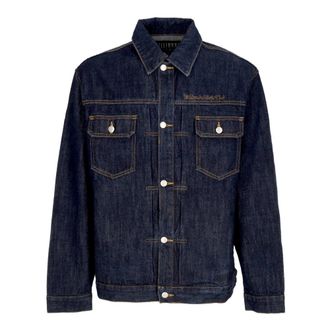 Billionaire Boys Club Jacke Jeans Herrenscript Denim Jacket Indigo - - Jackets - Herren - Blau - L