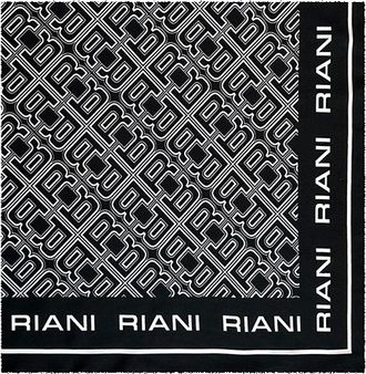 Riani Seidentuch mit RIANI Logo Print