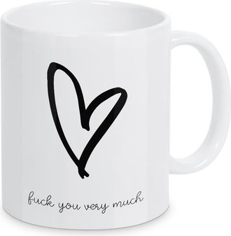 artboxONE Tasse Fuck You Very Much von Vanja Andersson - Kaffeetasse Typografie