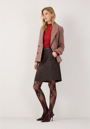 More & More Steppjacke stylishe, karierte Caban-Jacke