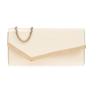 Jimmy Choo London Femme, Sacs, Beige, Taille: ONE Size Emmie Clutch