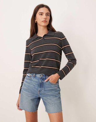 Calvin Klein Jeans Short en jean mi-long style ann&eacute;es 90 - Bleu moyen