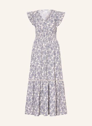 Part Two Kleid Dizapw Mit Volants blau