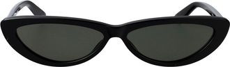 Alexander McQueen Sonnenbrille - Schwarz