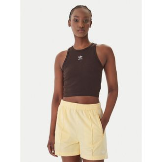 adidas Top Essentials KD3821 Braun Slim Fit