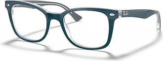 Ray-Ban Rb5285 Optics Blau Fassung Klar Glas Polarisiert 53-19