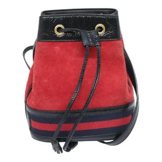 Gucci Pre-owned Wildleder gucci-taschen - - Pre-owned - Damen - Rot - ONE SIZE