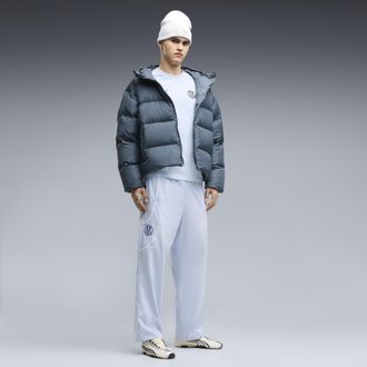Puma Pantalon de surv&ecirc;tement d&eacute;contract&eacute; PUMATECH-X Olympique de Marseille Homme, V&ecirc;tements, Bleu, XXL