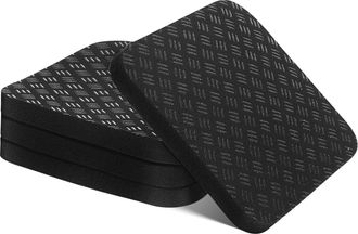 Milisten 4stücke Treadmill Pads Aus Strapazierfähigem Pu rutschfeste Anti-vibrationsmatten Für Laufband Heimtrainer Bodenschonende Trainingsmatte Für Teppichbö