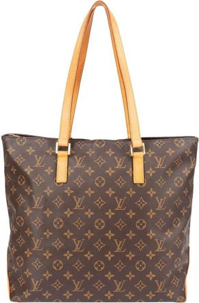 Louis Vuitton Crossbody Bags - Louis Vuitton Canvas Monogram Cabas Mezzo Shoulder - Gr. unisize - in Braun - f&uuml;r Damen