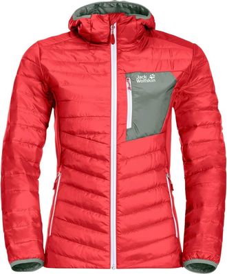 Jack Wolfskin Damen Routeburn W Jacket Oberbekleidung, Tulip Red, M EU