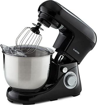 Klarstein Klarstein Robot Patissier Multifonctions, Batteur sur Socle, Bol 5L, Robot Cuisine 1300W, Crochet à Pâte, Robot Multifonction, Petrin a Pain, Batteur 
