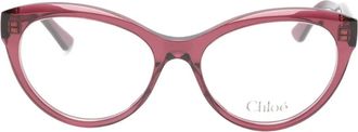 Chloé Brille mit Cat-Eye-Gestell - Rosa