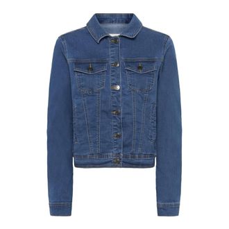 Kaffe Femme, Vestes, Bleu, Taille: 48 FR Veste en jean